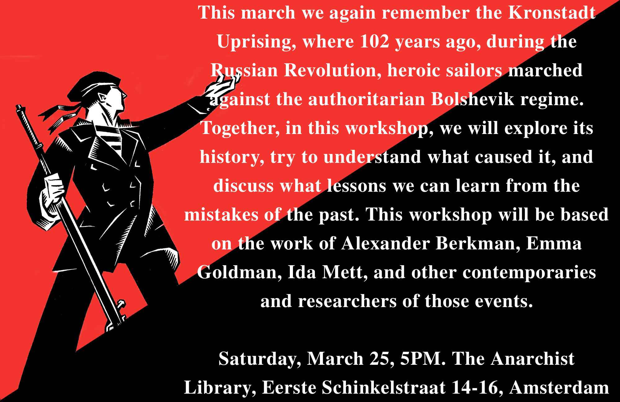 Info talk about the Kronstadt Uprising - Anarchistische Groep Amsterdam
